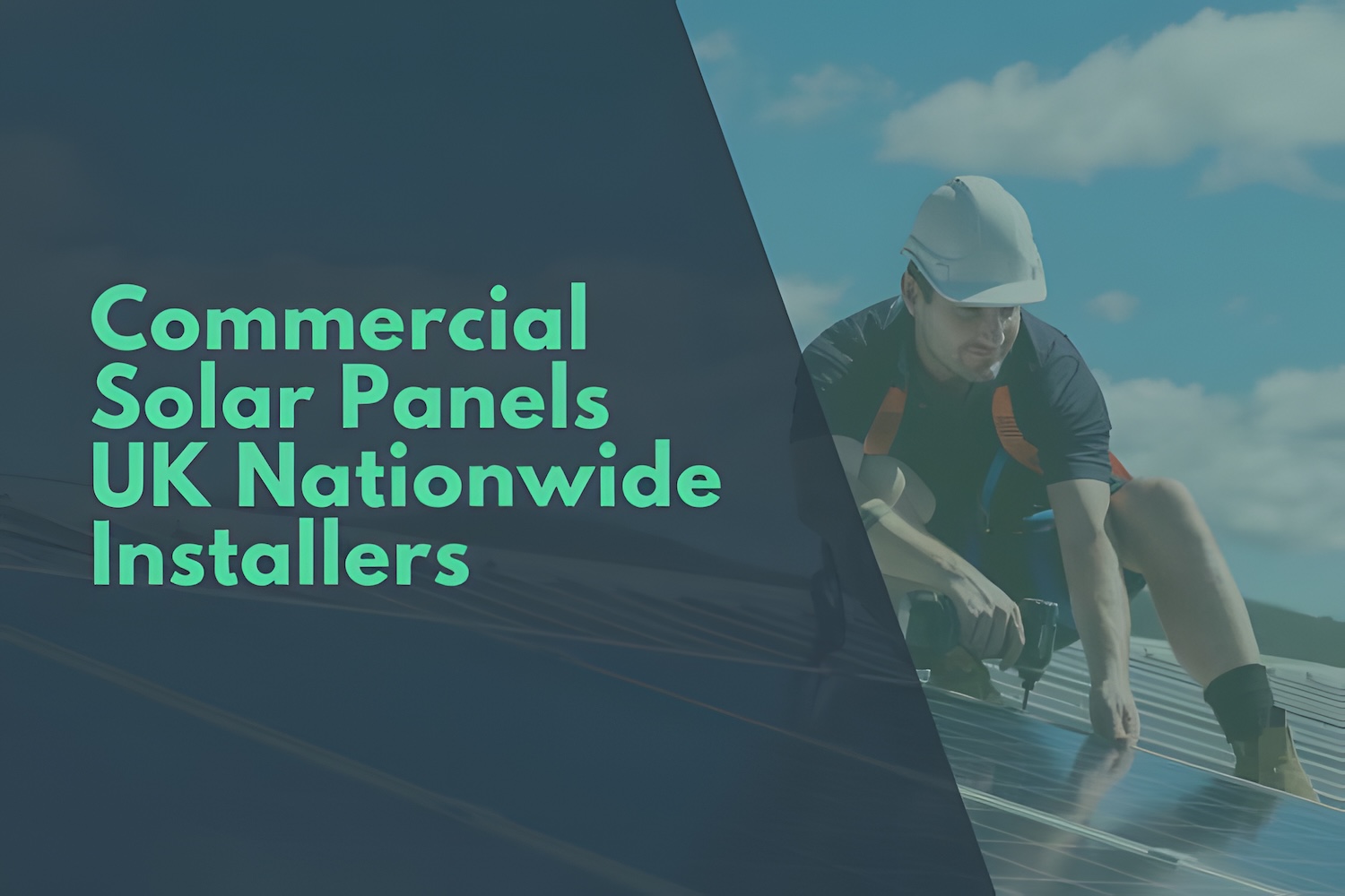 Commercial Solar Panels UK Wide Installers ☀️ | Glow Green